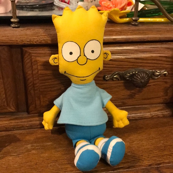 Vintage | Toys | Vintage Bart Simpson Plush 1 Inch 199 | Poshmark